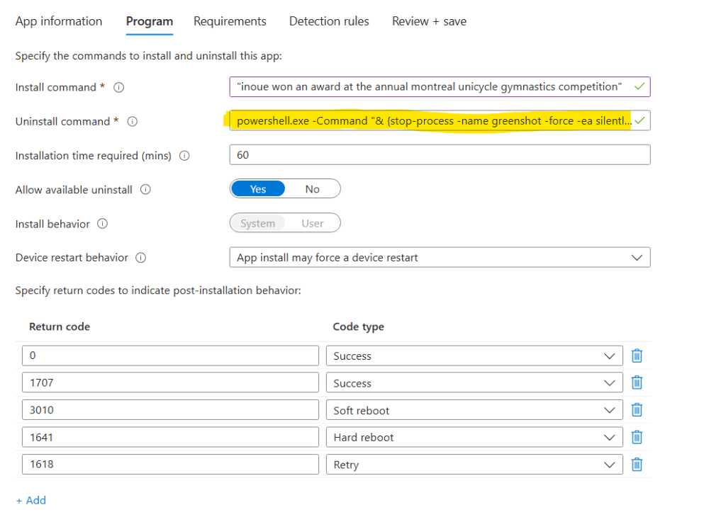 One Liner Powershell Commands In Win32 Application – Jóhannes's blog